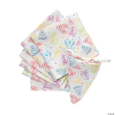 Cute Monster Bandanas - 12 Pc. - Discontinued