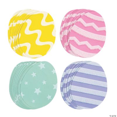 Bulk 50 Pc. Easter Egg Mini Cutouts - Discontinued