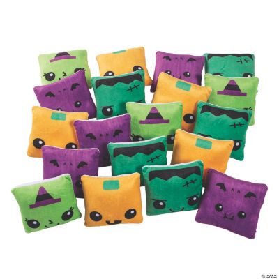 Bulk 60 Pc. Halloween Stuffed Square Characters | Halloween Express