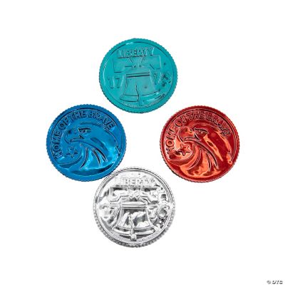 Patriotic Metallic Color Coins | Halloween Express