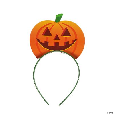 Bulk 50 Pc. Halloween Jack-o-Lantern Headbands - Discontinued