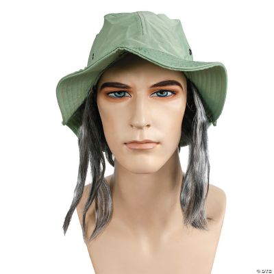 Men's Tramp Clown Hat With Hair | Halloween Express