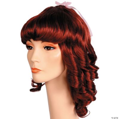 Adults Little Women Ringlets with Bangs Wig | Halloween Express