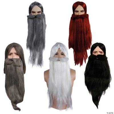 Wizard Long-Haired Wig & Beard Set | Halloween Express