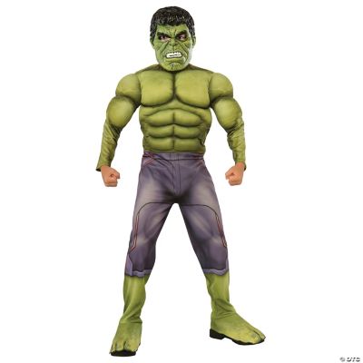 Boy's Deluxe Muscle Chest Hulk Costume - Discontinued
