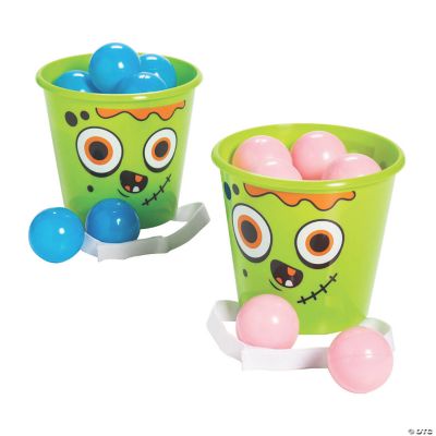 Zombie Bucket Toss Game - 14 Pc. | Halloween Express