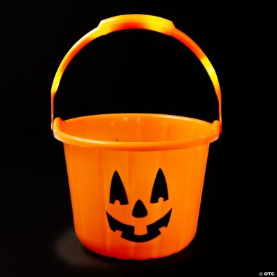 Light-Up Jack-o-Lantern Trick or Treat Bucket | Halloween Express