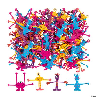 Bulk 144 Pc. Wacky Monster Bendables | Halloween Express