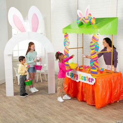 Bunny Arch Tabletop Hut with Frame - 6 Pc.