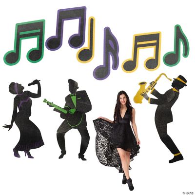 Mardi Gras Musical Decorating Kit - 15 Pc. | Halloween Express