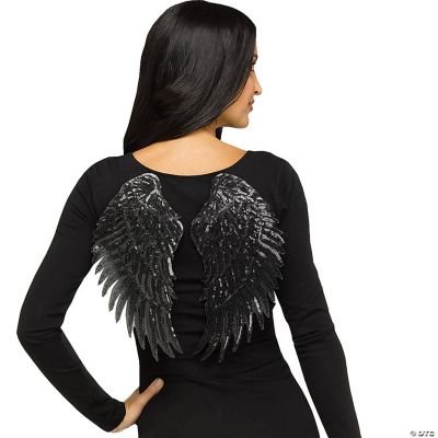 Adult Metallic Fabric Foam Wings Costume Accessory | Halloween Express