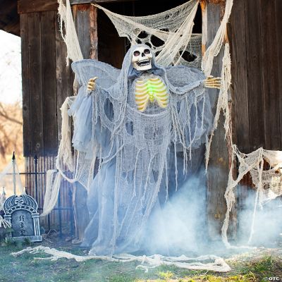 5 Ft. Standing Winged Reaper Animated Prop | Halloween Express