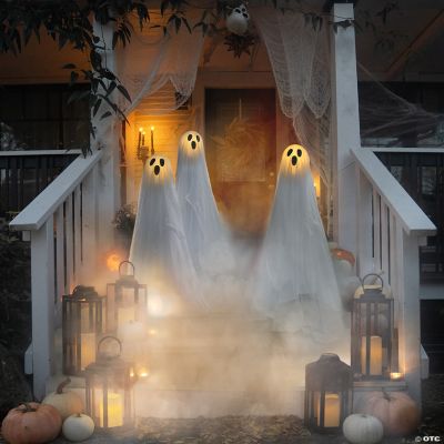 3 ft. Glowing Face Ghost Trio | Halloween Express