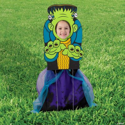 Green Monster Face Yard Sign | Halloween Express