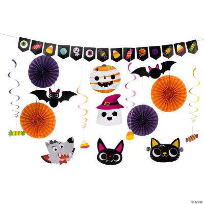 Boo Crew Party Hanging Decorations Kit - 16 Pc. | Halloween Express
