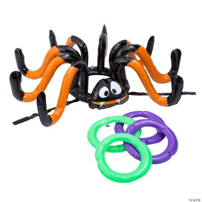 Inflatable Spider Hat Ring Toss Game - 5 Pc. | Halloween Express
