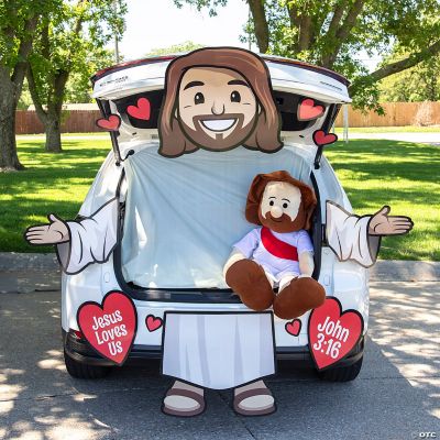 Deluxe Jesus Loves Us Trunk-or-Treat Decorating Kit | Halloween Express