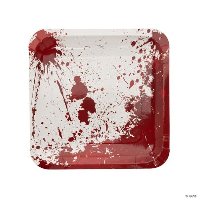 Halloween Horror Party Bloody Square Paper Dinner Plates | Halloween ...