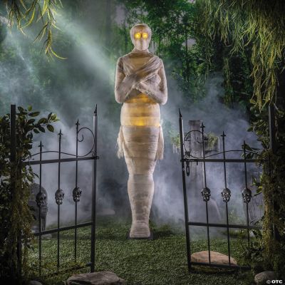 6 Ft. Light-Up Standing Mummy Halloween Decoration | Halloween Express