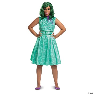 Women’s Classic Disney/Pixar Inside Out 2 Green Disgust Costume ...