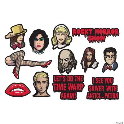 13" x 5" Rocky Horror Picture Show Characters Wall Cutouts - 12 Pc ...