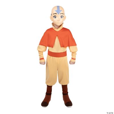 Kids Deluxe Avatar: The Last Airbender™ Aang Jumpsuit Costume ...