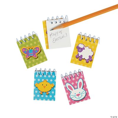Bulk 48 Pc. Easter Mini Spiral Notepads