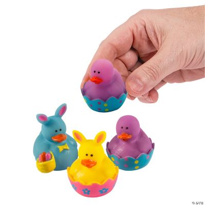 Mini Easter Rubber Ducks - 24 Pc. | Halloween Express