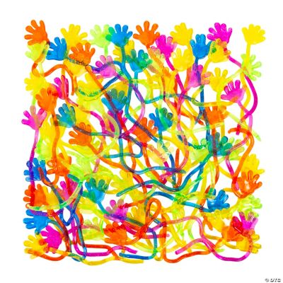 Glitter Sticky Hands - 72 Pc. | Halloween Express