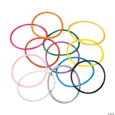 6 1/2" Bulk 1728 Pc. Solid Color Vinyl Jelly Bracelet Assortment ...