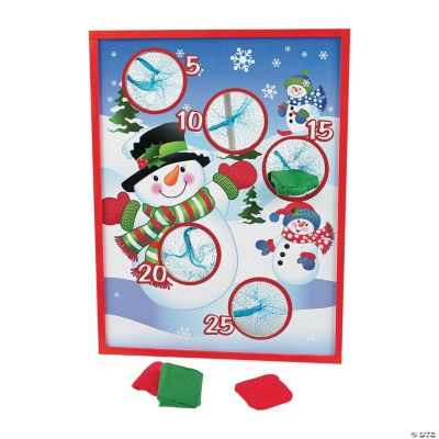 Snowman Bean Bag Toss Game