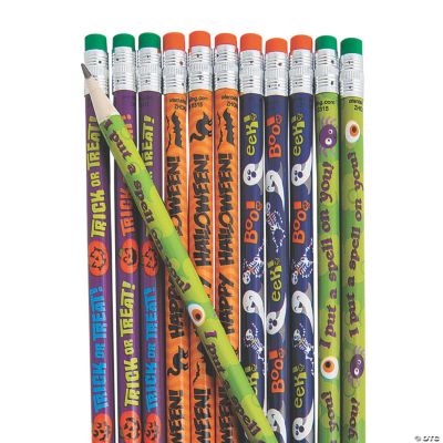 Bulk 144 Pc. Halloween Pencil Assortment | Halloween Express