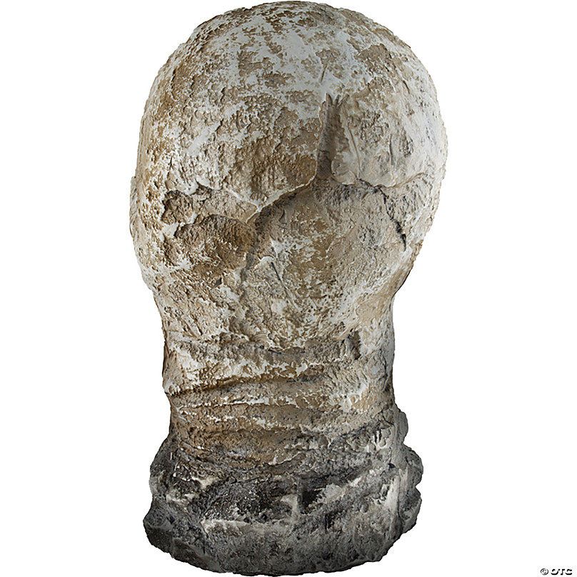 12" Flaming Rotted Skull Animated Prop | Halloween Express