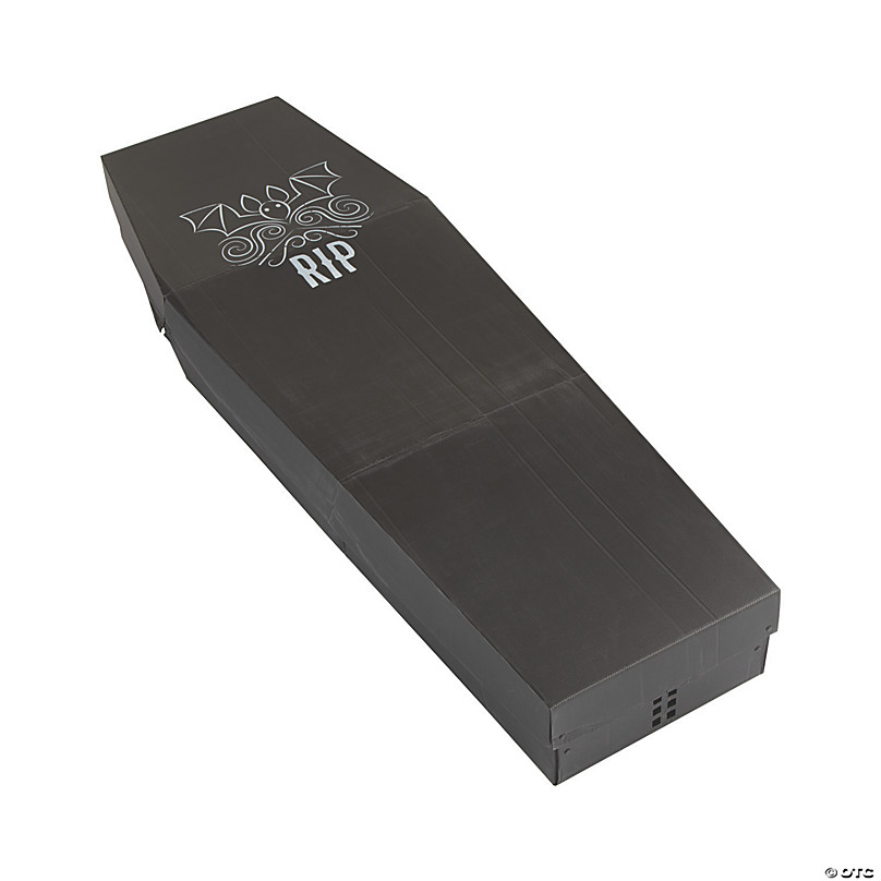 23" x 60" Coffin Skeleton Box Halloween Decoration | Halloween Express