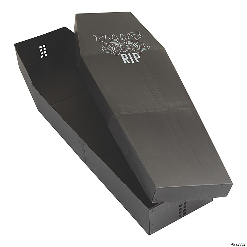 23" x 60" Coffin Skeleton Box Halloween Decoration