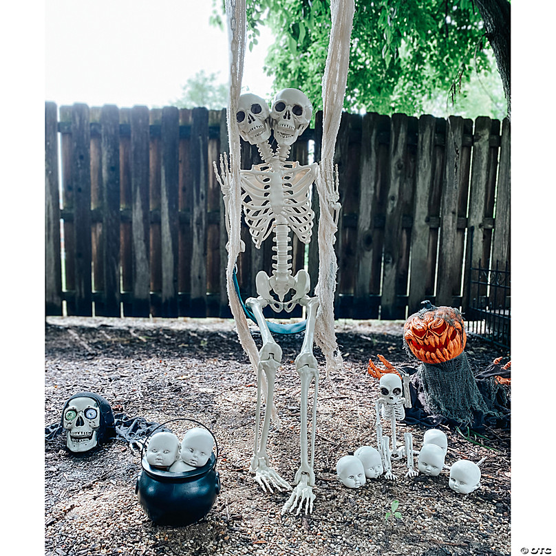 30" Animated Pumpkin Groundbreaker Halloween Decoration | Halloween Express