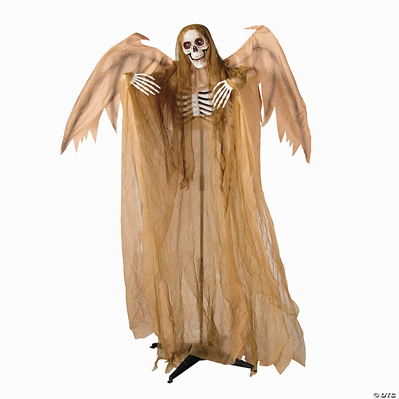 5.5 FT ANIMATED REAPER WITH WINGS | Halloween Express