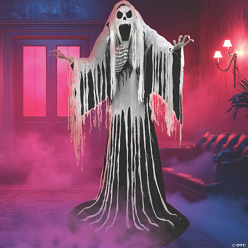 7' Animated Towering Wailing Soul Halloween Decoration | Halloween Express