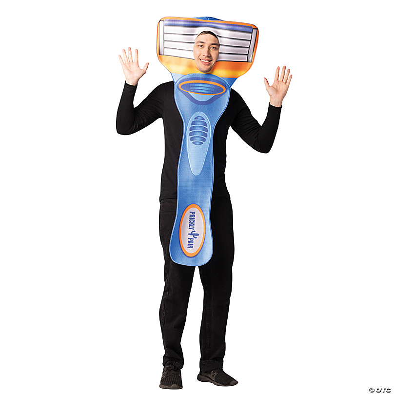 Adults Blue Razor Costume | Halloween Express