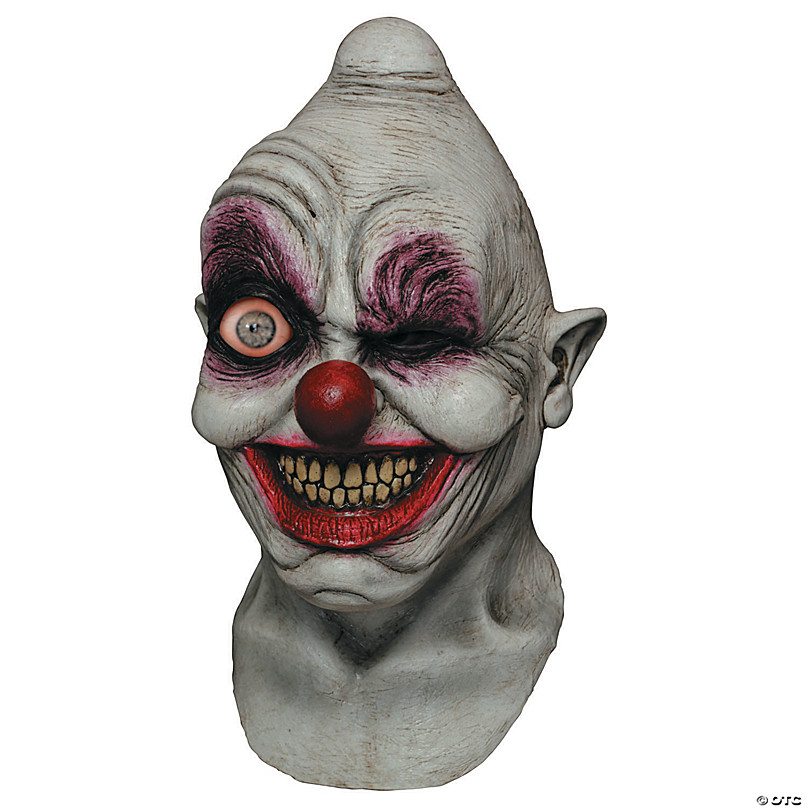 Adult's Crazy Eye Clown Digital Mask - Discontinued