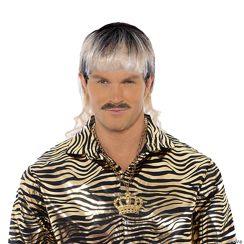 Adults Hombre Mullet Wig | Halloween Express