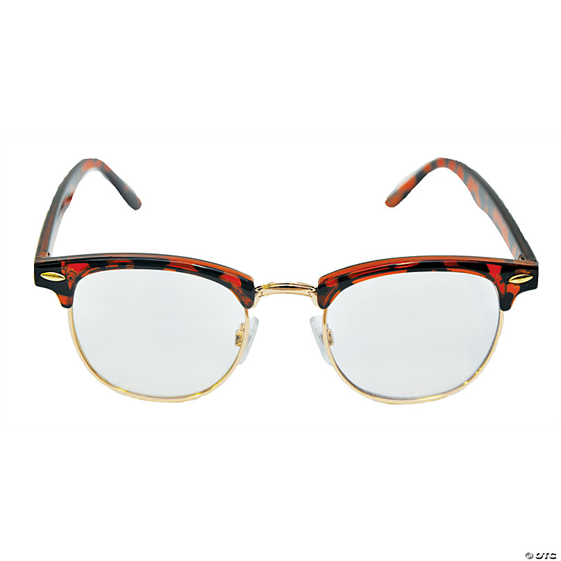 Adults Mr 50s Clear Glasses | Halloween Express
