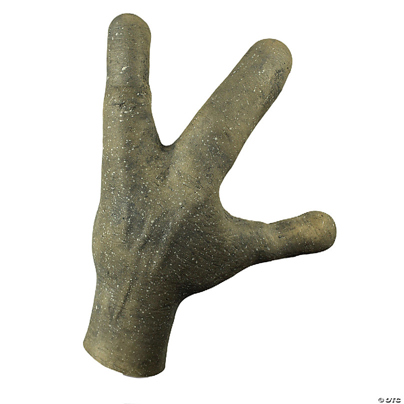Adults Three Finger Alien Hands Latex Gloves Costume Accessory
