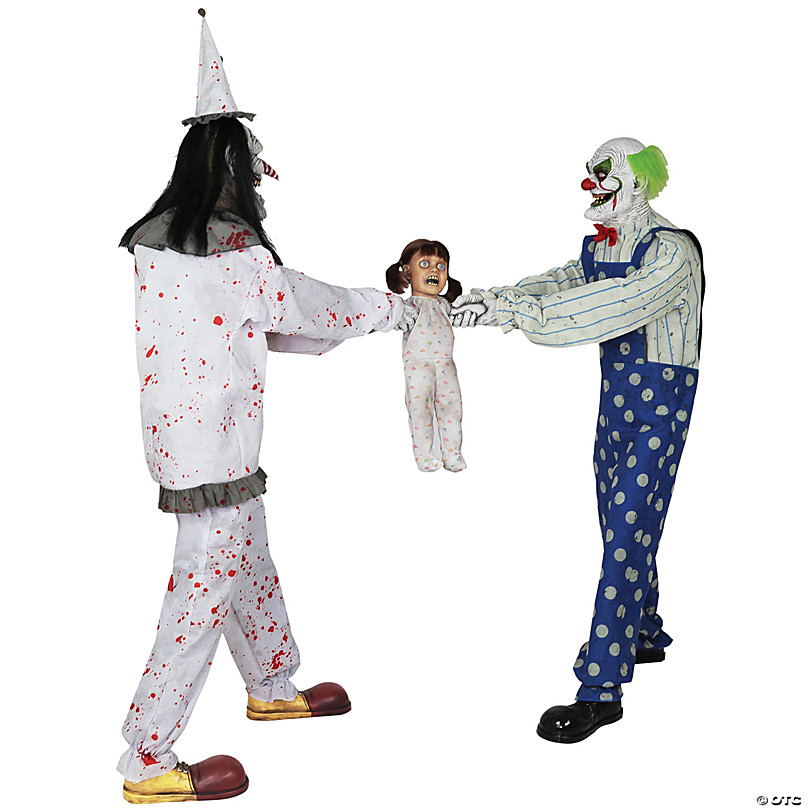 Animated Clown Tug Of War Prop | Halloween Express