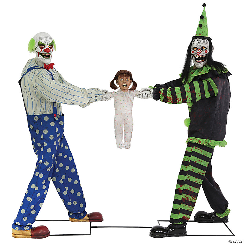 Animated Tug Of War Clowns | Halloween Express