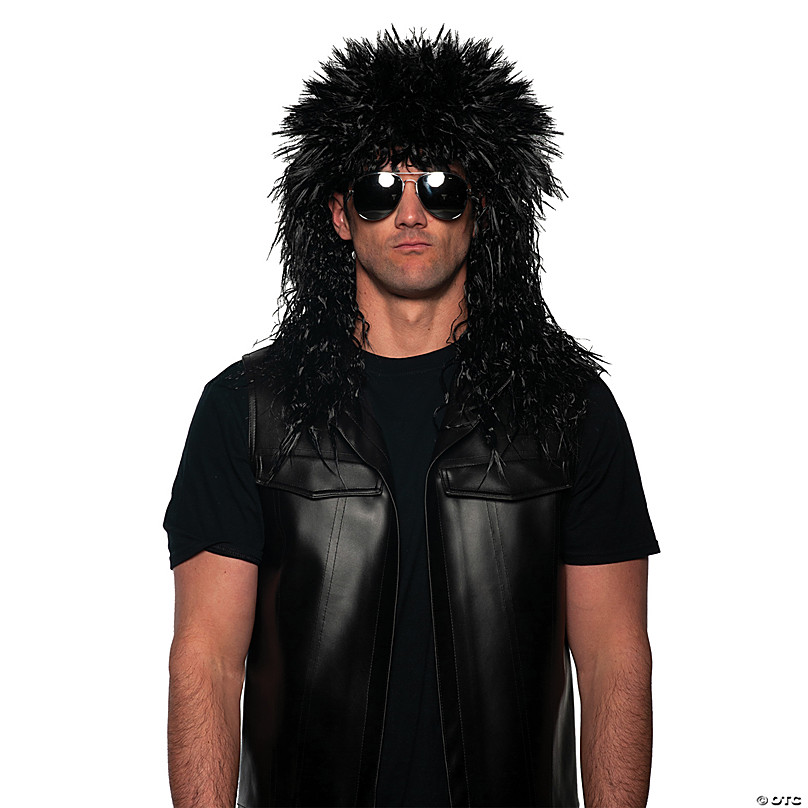 Black Rocker Wig | Halloween Express