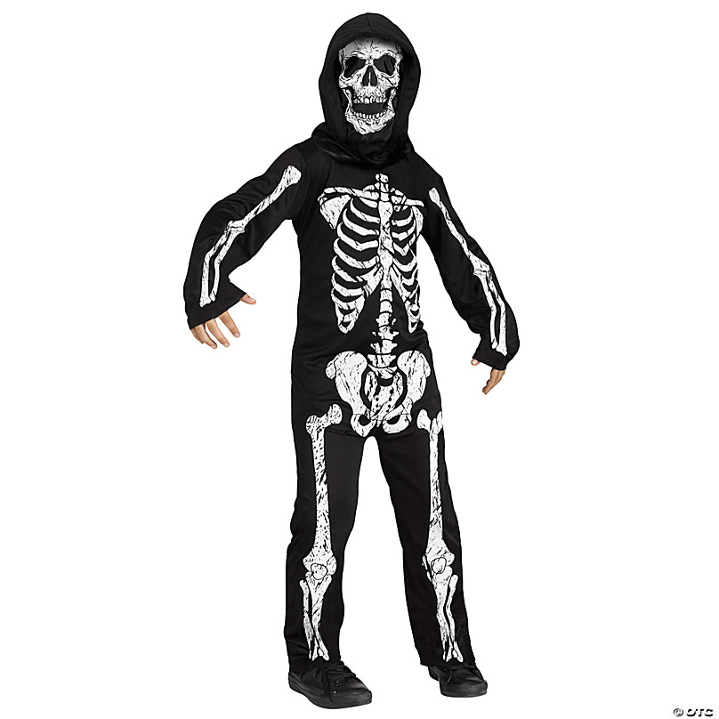 Boy's Skeleton Phantom Costume - Large | Halloween Express