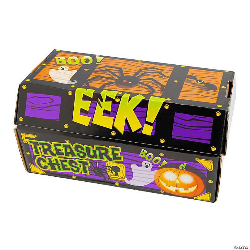 Bulk 50 Pc. Deluxe Halloween Treasure Chest Toy Assortment | Halloween ...