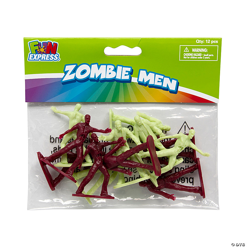 Bulk 72 Pc. Zombie Toy Men Assortment | Halloween Express