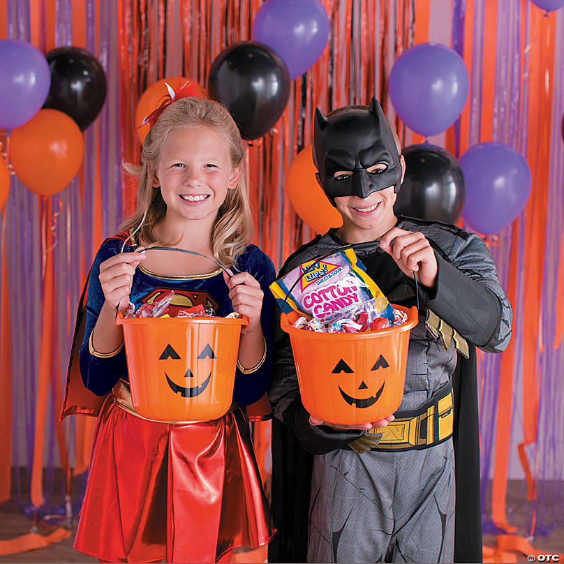 Bulk Jack-O’-Lantern Trick-or-Treat Buckets - 72 Pc. | Halloween Express